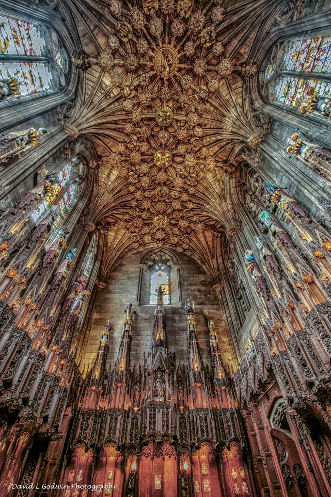 Ceiling of the Thistle Chapel - David L Godwin Photography